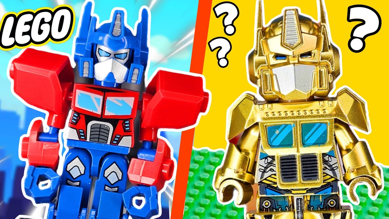 I built EVERY TRANSFORMERS AUTOBOT in LEGO...