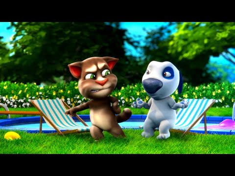 Talking Tom - Balloon Battle ???? Super Toons TV - Best Cartoons