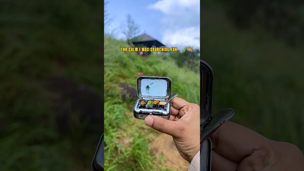 Paint with me in the breezy mountains #watercolor #pleinair #painting #art #watercolorpainting #arts