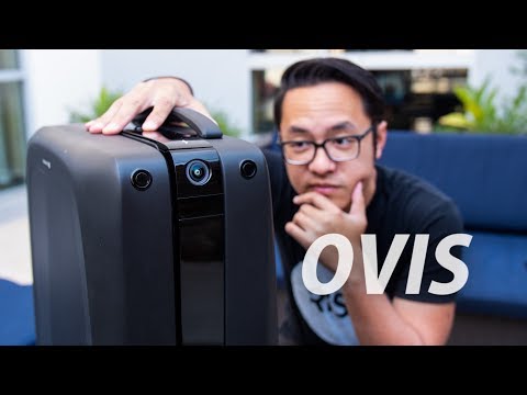 The OVIS carry-on is self driving luggage!