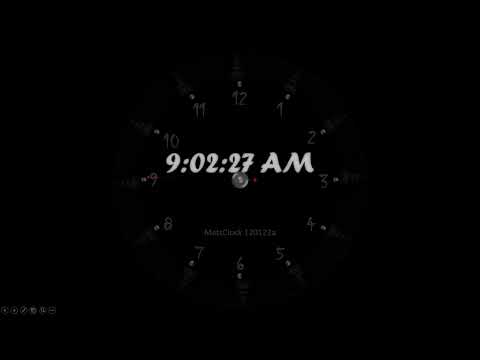MatsClock 260122 - Free PowerPoint Digital Clock PPT Timer Date and Live Time Flashing Bazel