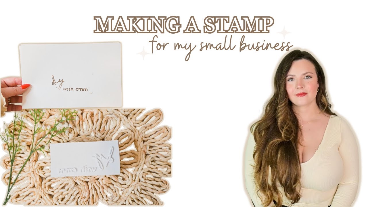 How to MAKE A STAMP using your Cricut | diy stamp tutorial
