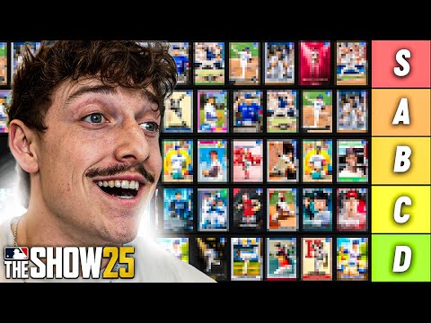 The UPDATED BEST starting pitchers in MLB the Show 25! ULTIMATE MLB The Show 25 Tier List!
