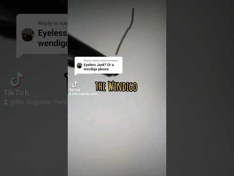 How to Draw #wendigo #cryptid #scary #horror #art #artchallenge #howtodraw #drawingyourcomments