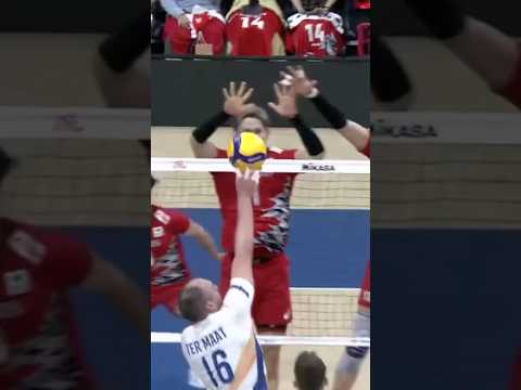 Big Brain move🧠 #niderland #japan #volleyball #vnl2024