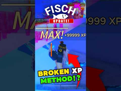 😱 *NEW* BROKEN XP METHOD?! | Fisch UPDATE Best Xp FARM SPOT & SETUP #fisch