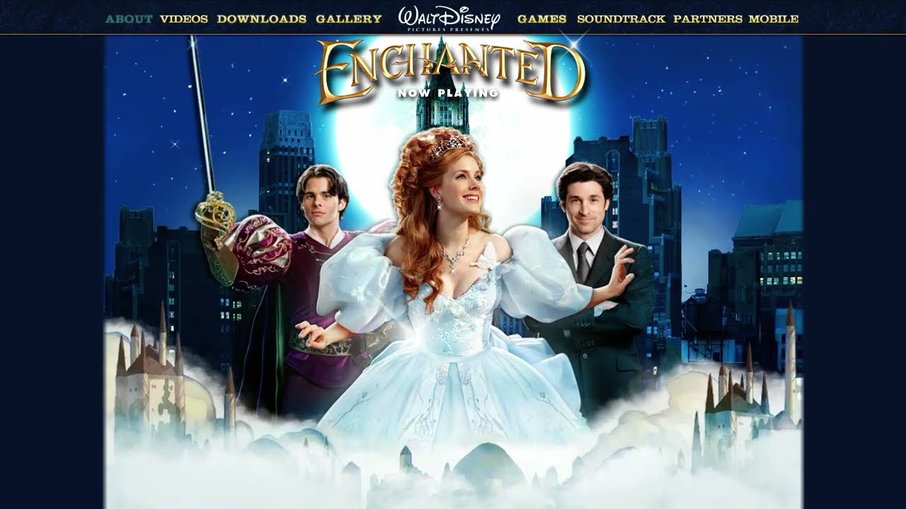 Enchanted Flash Website in 2007