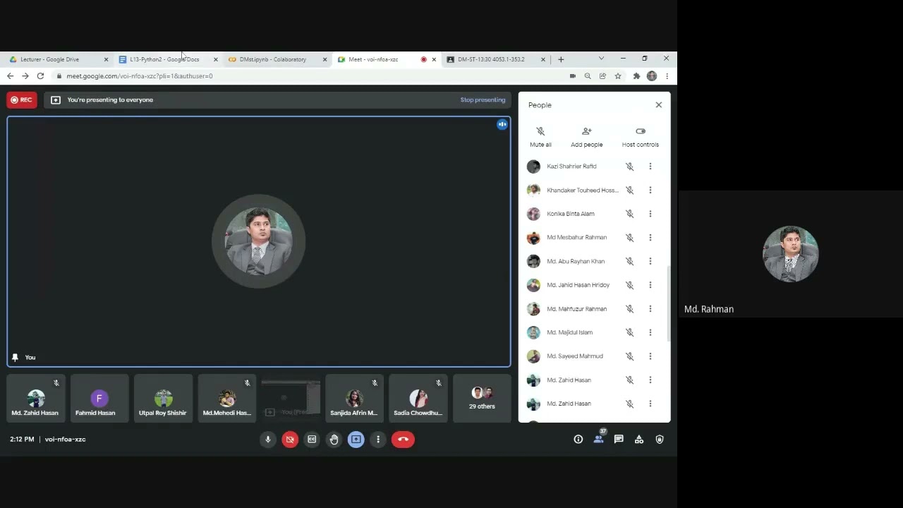 Python Part 02 || python for Machine learning and Deep learning || Fall-21