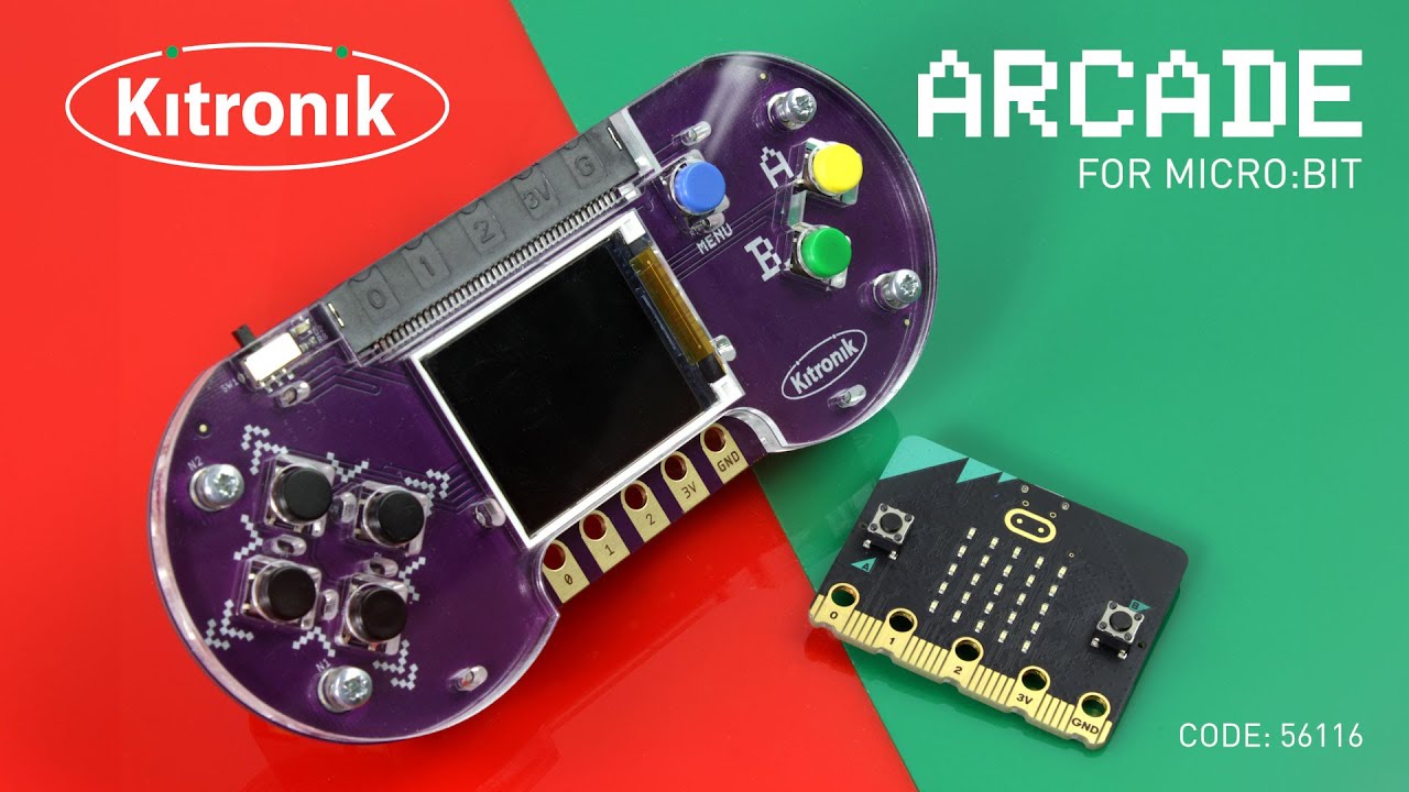 Kitronik ARCADE for micro:bit - MakeCode Arcade