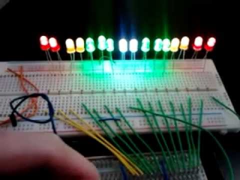 Cascaded Shift Registers | Parsons Physical Computing 1