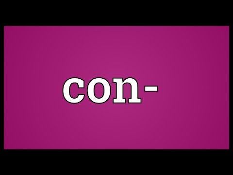 Con- Meaning