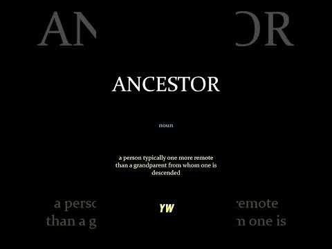 Ancestor #How to pronounce and meaning of the word #learnenglish #vocab #vocabulary #english learn