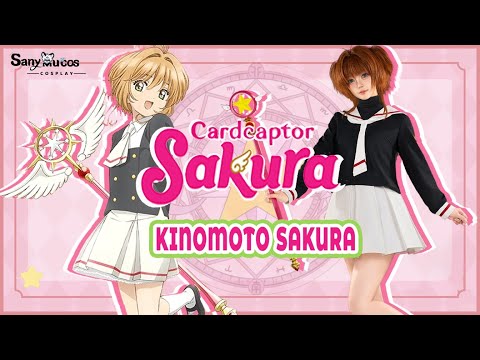 【SanyMuCos】Cardcaptor Sakura Sakura Kinomoto Cosplay Costume Premium Edition Showcase