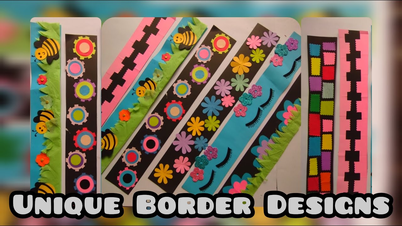 Bulletin Board Borders | Decoration Ideas for school | Border Design  Ep 30 @maheesdecor