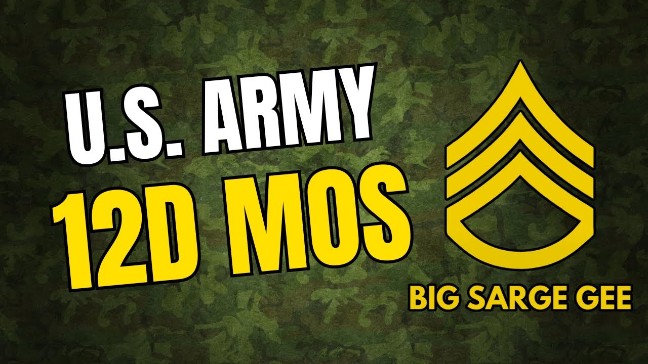 US Army 12D MOS | Army Diver