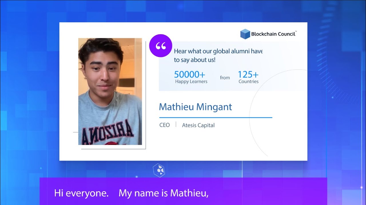 Blockchain Council Review | Mathieu Mingant