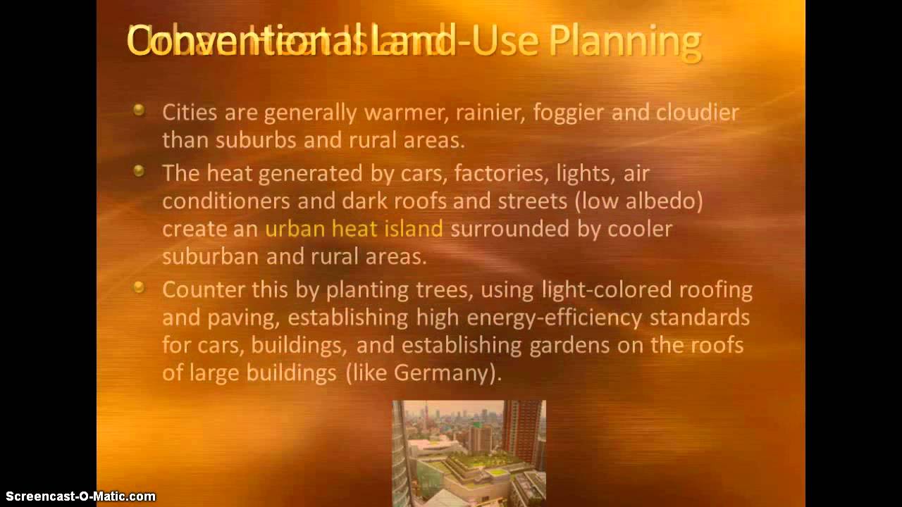 urban land use and development