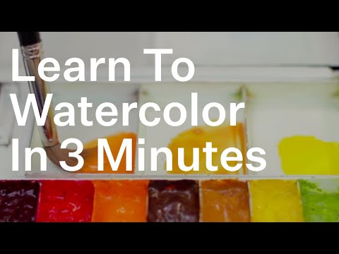 Learn to watercolor in 3 mins! — w/ Felix Scheinberger