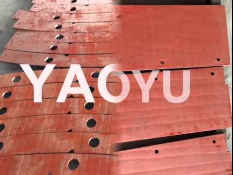 chromium carbide lining plate for vertical cement mill