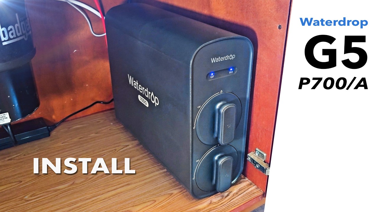 Waterdrop G5P700 - RO Water Filter System - Install