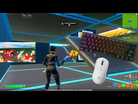 ⭐️Steelseries Apex Pro Mini ASMR Chill 🤩3V3V3 Go Goated 🎧 Satisfying Fortnite 240 FPS Smooth⭐️