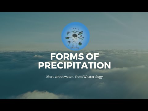 Hydrology #2 - Forms of Precipitation.