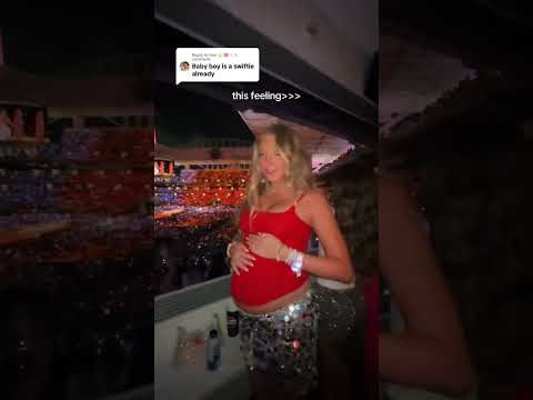 His first concert is the eras tour??? Iconic ily Taylor Swift #pregnancy #erastour #taylorswift