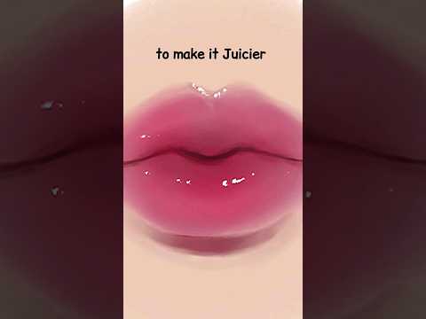 JUICY lips tutorial on ibisPaintx👄 #shorts #ibispaintx