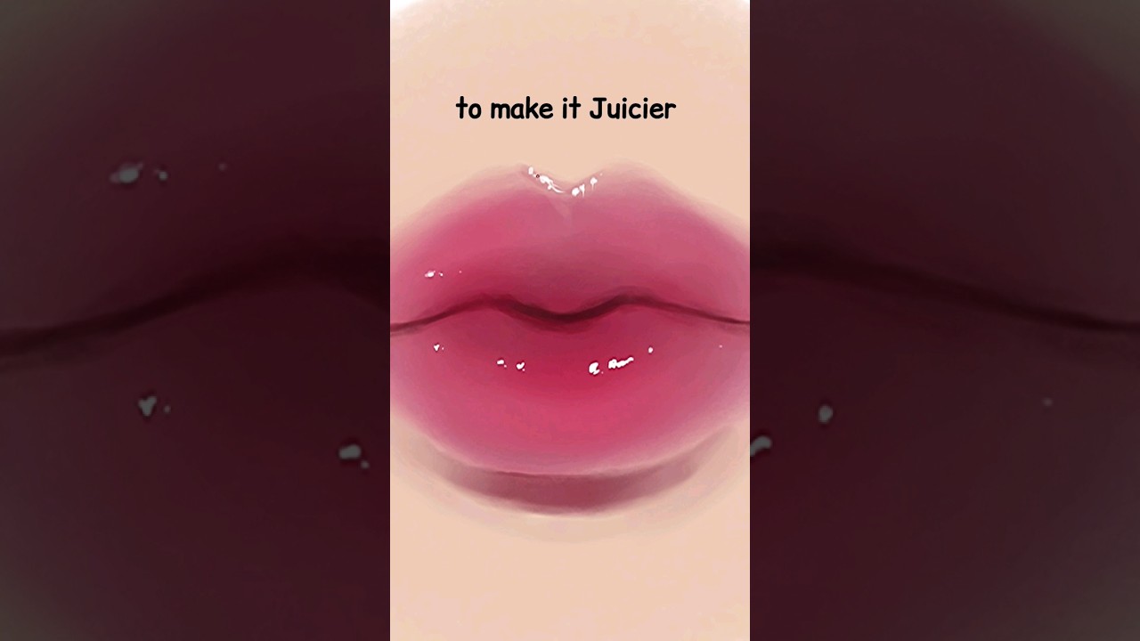 JUICY lips tutorial on ibisPaintx👄 #shorts #ibispaintx