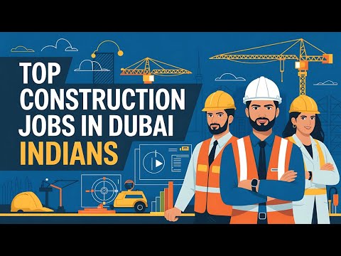 Top 5 Construction Jobs in Dubai for Indians 🇦🇪 Negotiable Salary + Free Visa अभी अप्लाई करें
