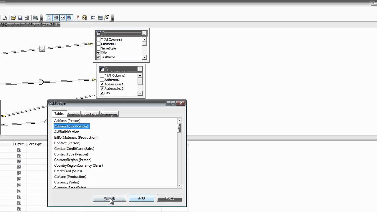 SQL 2008R2 Views Tutorial