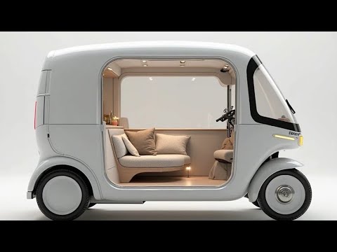 2026 Three-Wheel Electric RV Camper | Futuristic 3-Wheel Camper for Next-Gen Travelers!@BACarReview