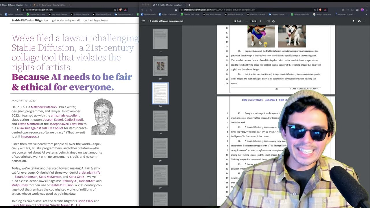 Class Action Filed Against Stable Diffusion, Midjourney, and DeviantArt