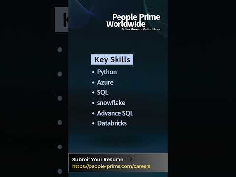 IT Job Openings : ETL Tester Wanted! | People Prime Jobs