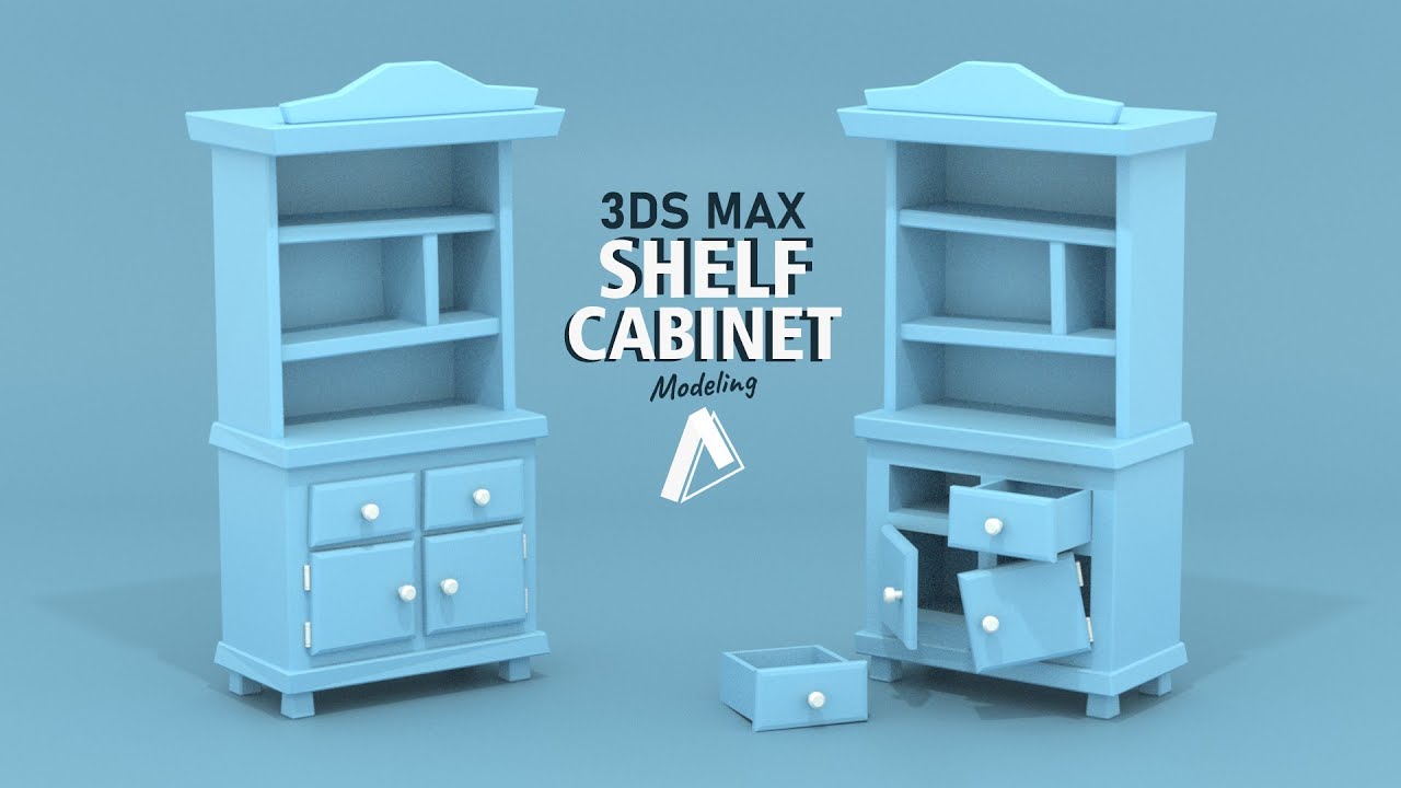 Shelf Cabinet Modeling | 3DS Max