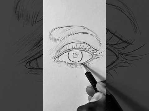 😲 Pencil Sketch of Eye That'll Leave You Amazed! 🔥 #shorts