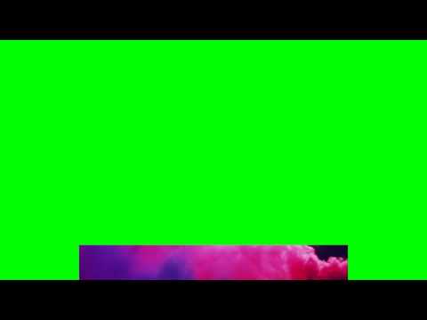 Pink Smoke Banner | Green Screen Banner For Your Vids