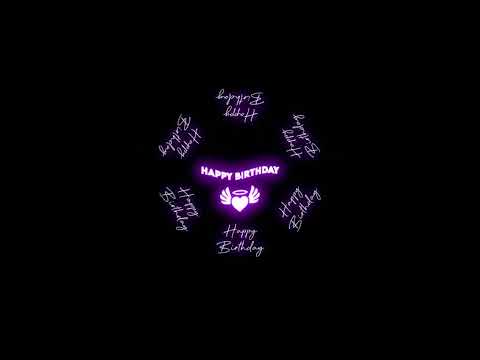 Happy birthday wishes ๐ whatsapp status video Black screen #shorts