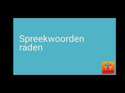 Spreekwoorden raden!