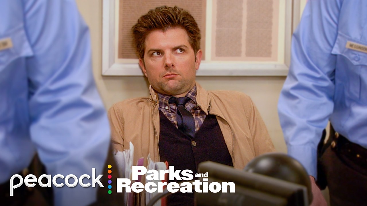 Ben being deathly afraid of cops for 11 minutes straight | Parks and Recreation