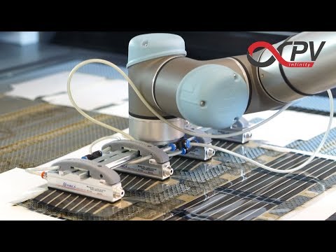 Robotic preparation of OPV organic solar cell school sets