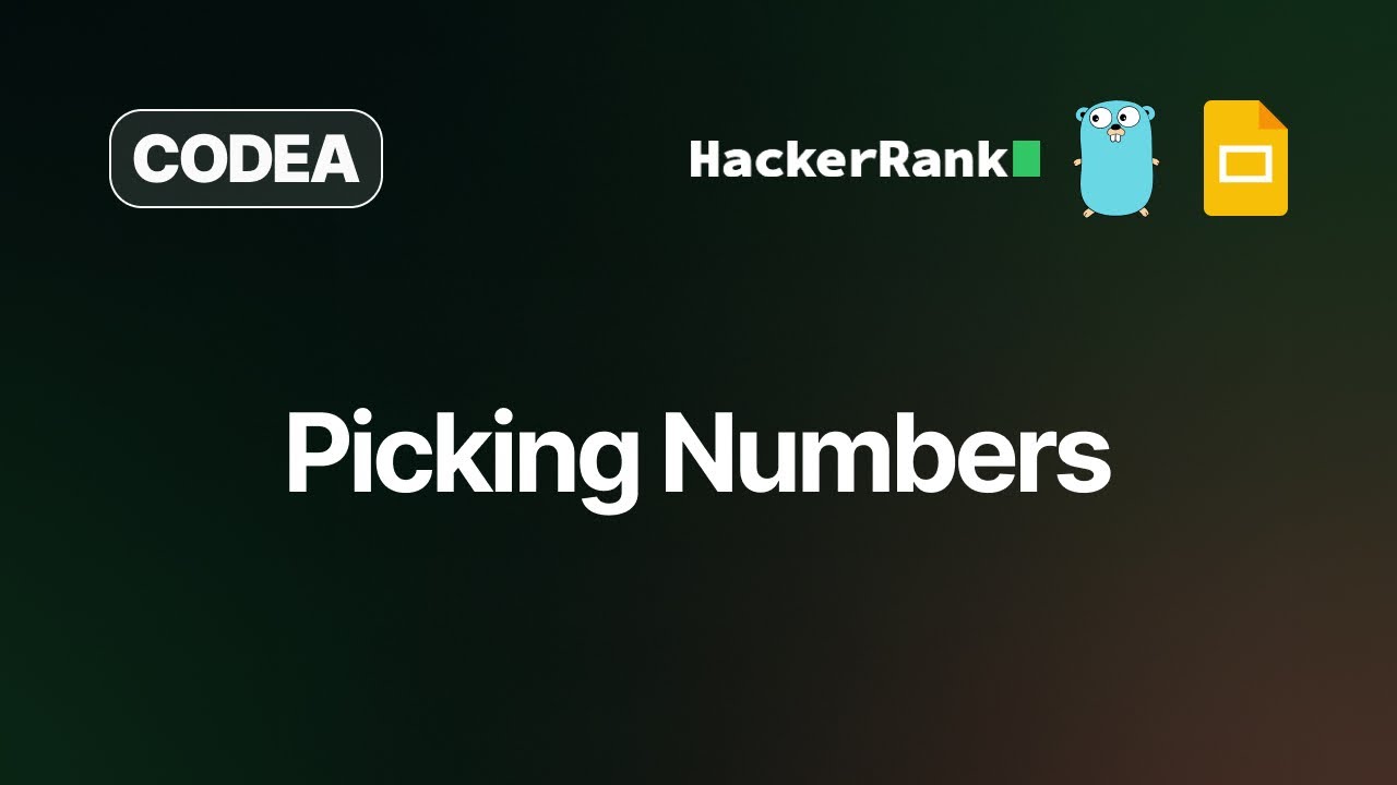 Picking Numbers | HackerRank Solution | Golang