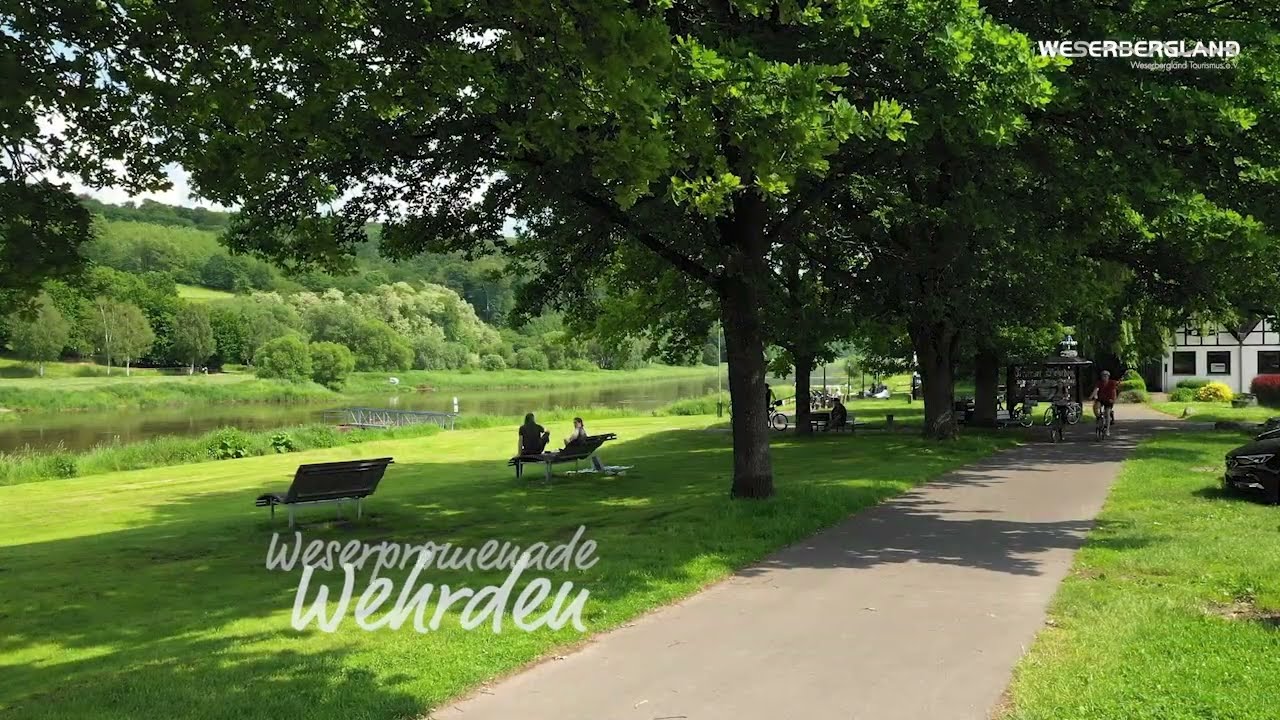 Wehrden am Weser-Radweg