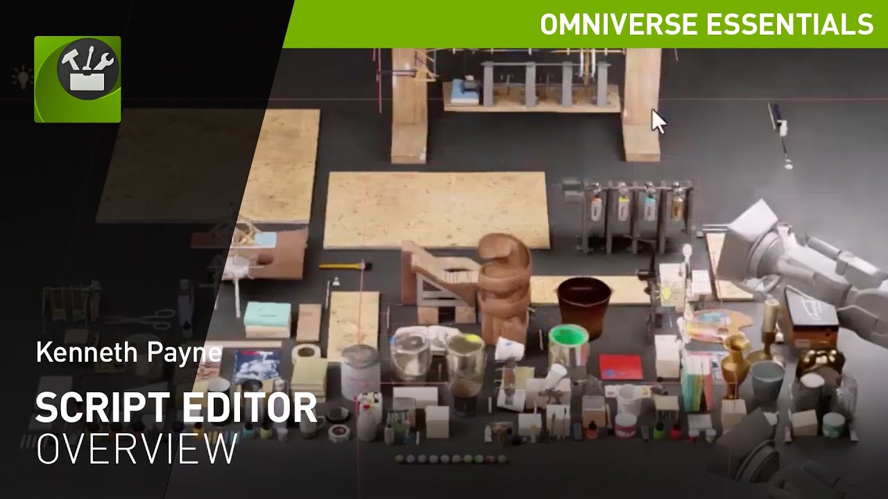 Using the Script Editor to Create and Edit Python Scripts in Omniverse