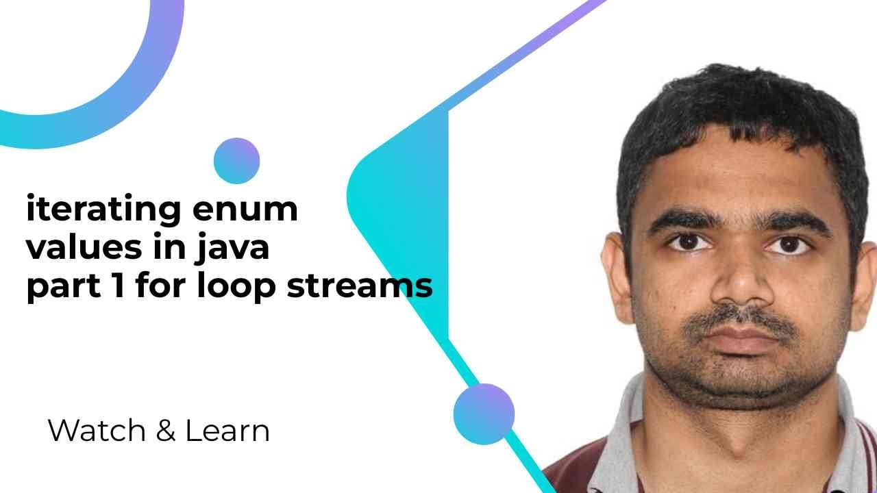 iterating enum values in java part 1 for loop streams
