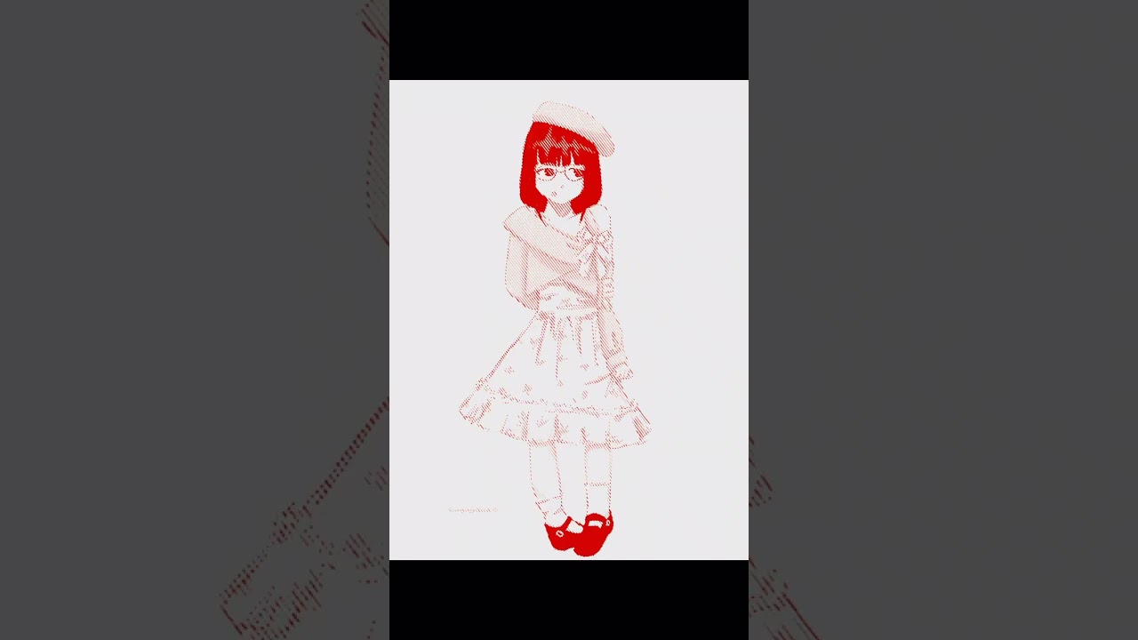 My OC in This Outfit?? #art #oc #artist #drawing #procreate #yoasobi #occhallenge #outfit #undead :3