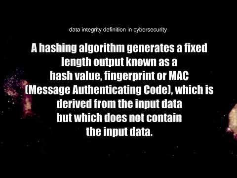 Data integrity definition in Cyber Security
