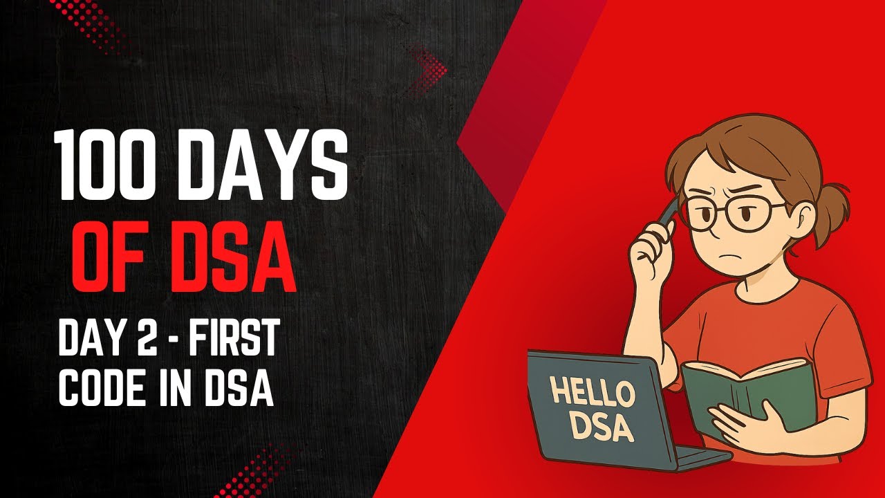 🎯 100 Days of DSA - Day 2 | Your First Java Code: HELLO DSA!
