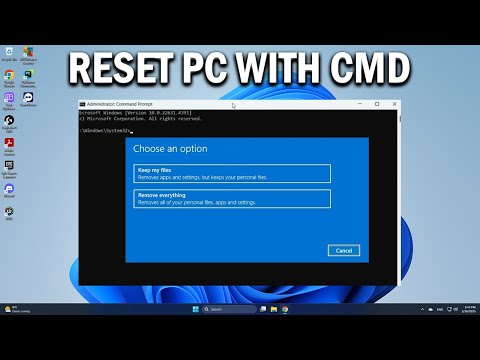 How To Reset Windows 11 PC or Laptop by Using Command Prompt (2025) - Easy Fix