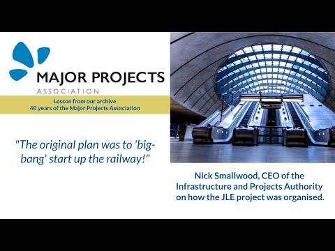 How the Jubilee Line Extension Project was organized.